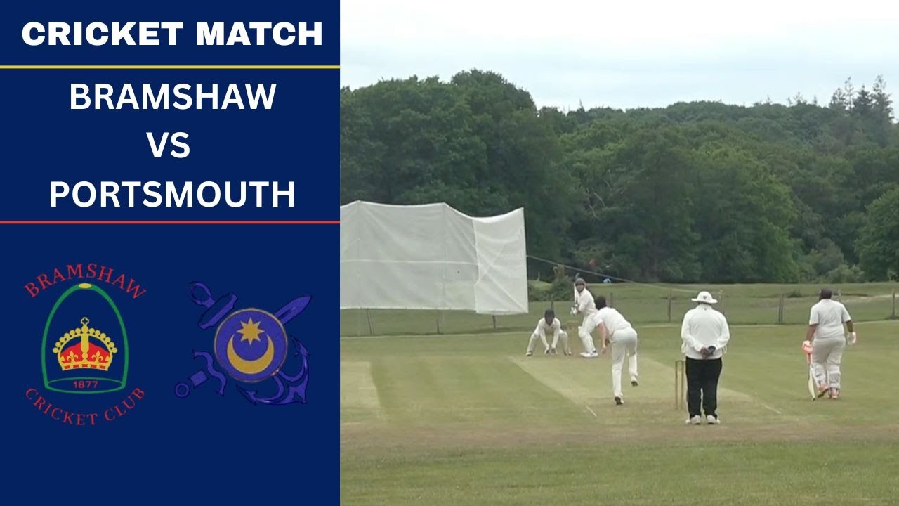 TOP OF THE LEAGUE COME TO TOWN! | Bramshaw 1st XI vs Portsmouth 2nd XI ...