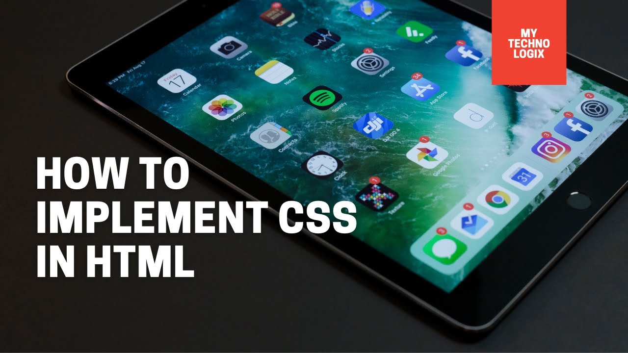 How To Implement Css In Html And Types Of Css Youtube