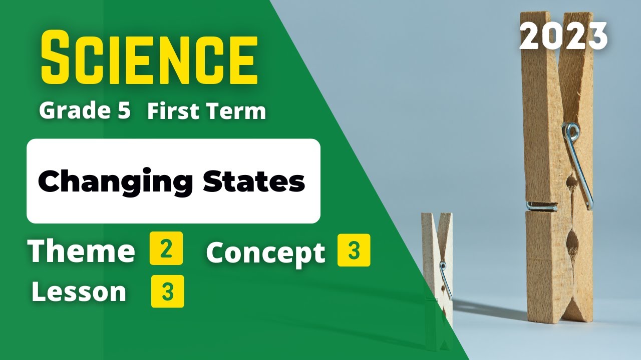 Grade 5 Science Unit 2 Concept 3 Lesson 3 Changing States Grade 5 Science Unit 2 Concept 3 Lesson 3 Changing States