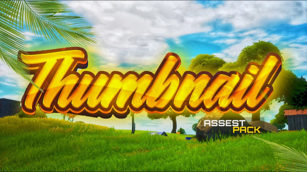 Fortnite Thumbnail Asset Pack (free) - YouTube