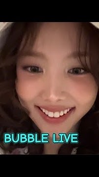 NAYEON BUBBLE LIVE 241101 - YouTube