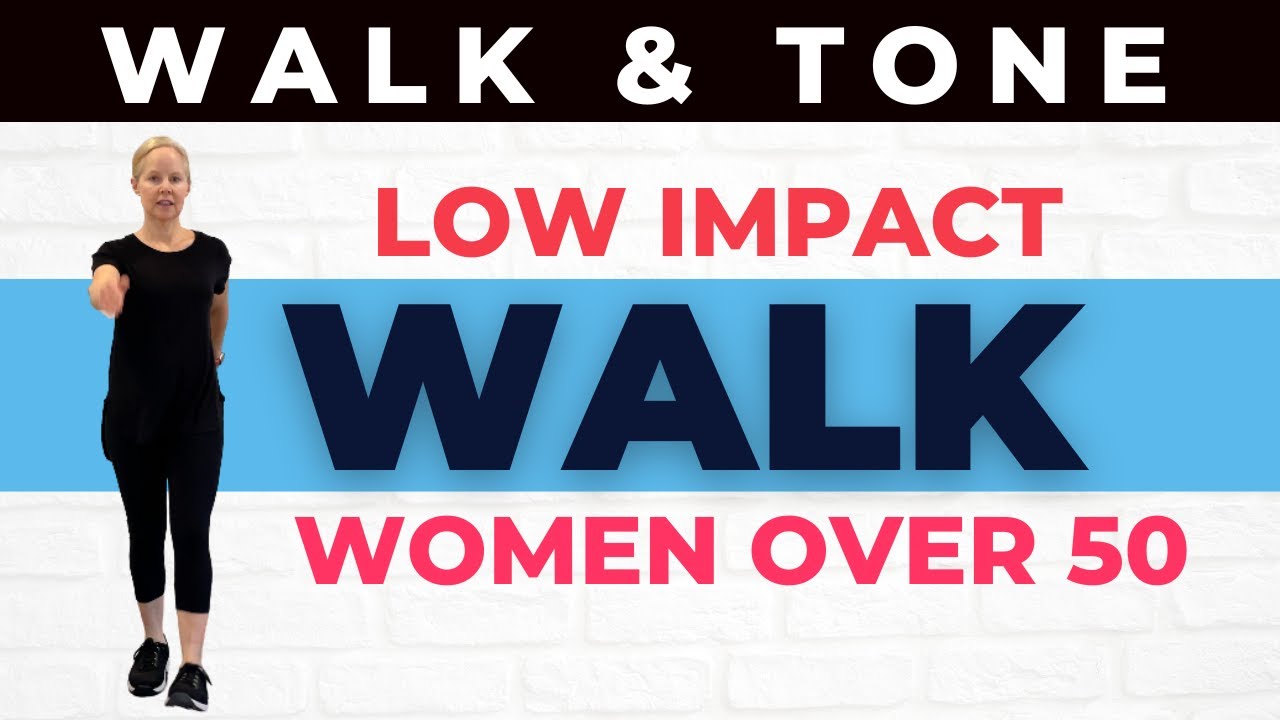 25 Min Full Body Walk at Home and Tone Fat Burning Workout for ...