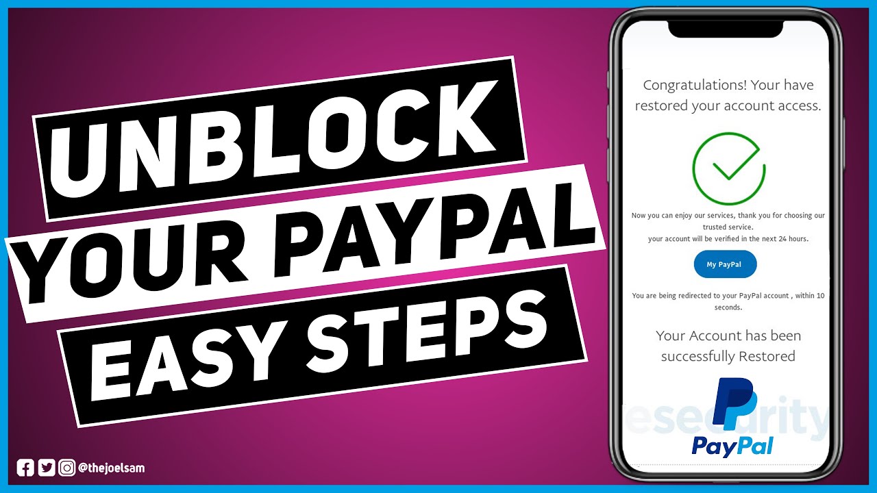 3 QUICK TIPS TO PREVENT YOUR PAYPAL ACCOUNT FROM BEING BLOCKED - YouTube