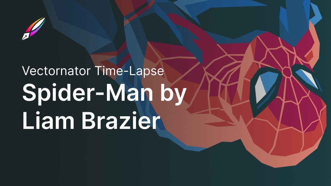 Spider-Man by Liam Brazier | Linearity Curve Time-lapse #Shorts - YouTube