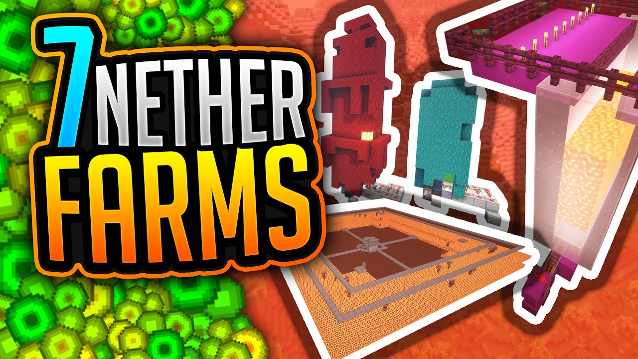 🏠 7 NETHER Farmen für Minecraft 1.20! Minecraft 1.21 ErikOnHisPeriod ...