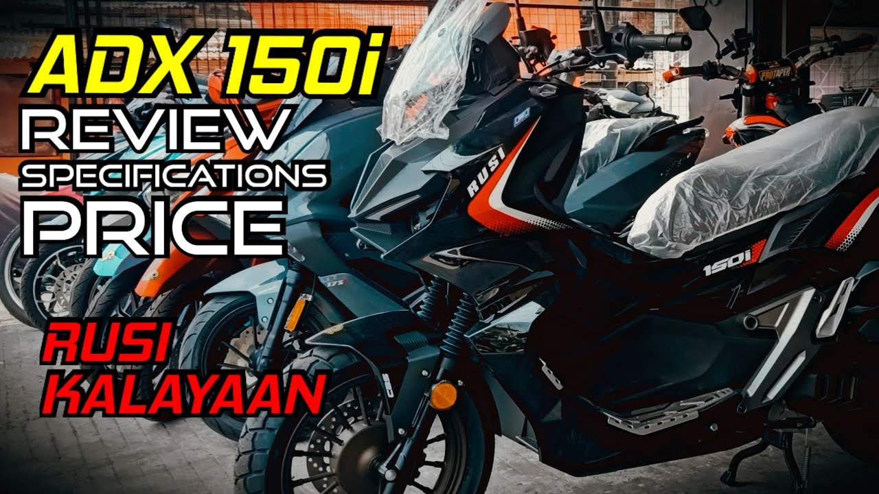 RUSI ADVENTURE X 150i (ADX 150) | walk around | specs and price - YouTube