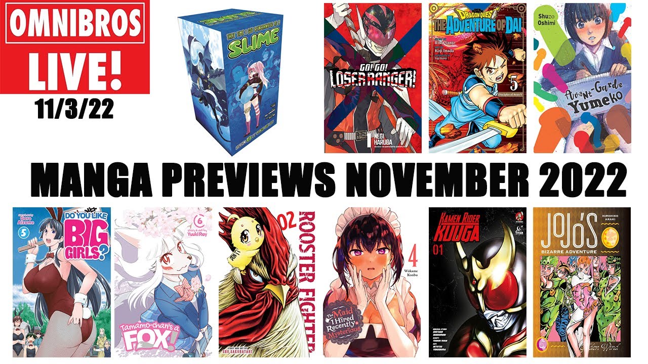 PRE-HOLIDAY MANGA PREVIEWS! (NOVEMBER 03 2022) - YouTube