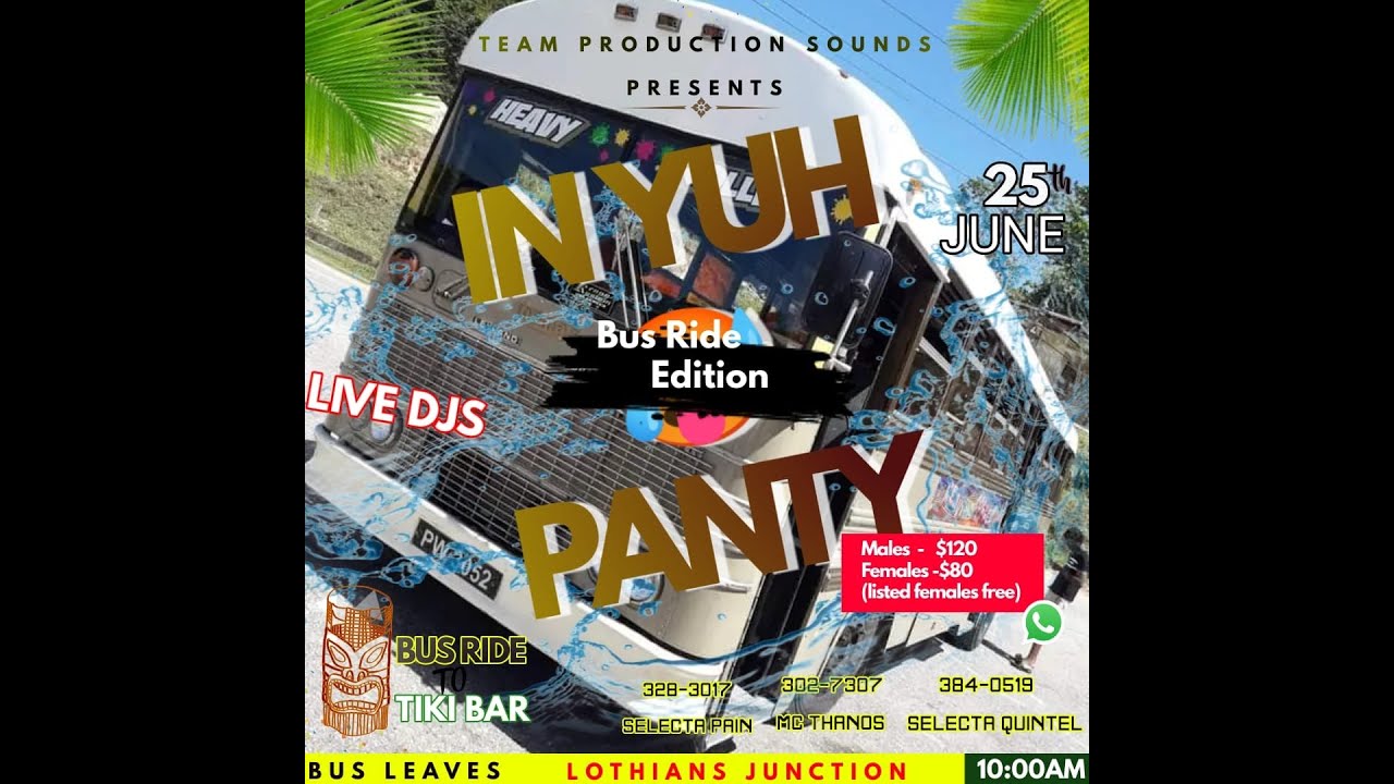 Mc Smiley x Selector Jeremy IN YUH PANTY CD MAKING Bus Ride Edition - YouTube