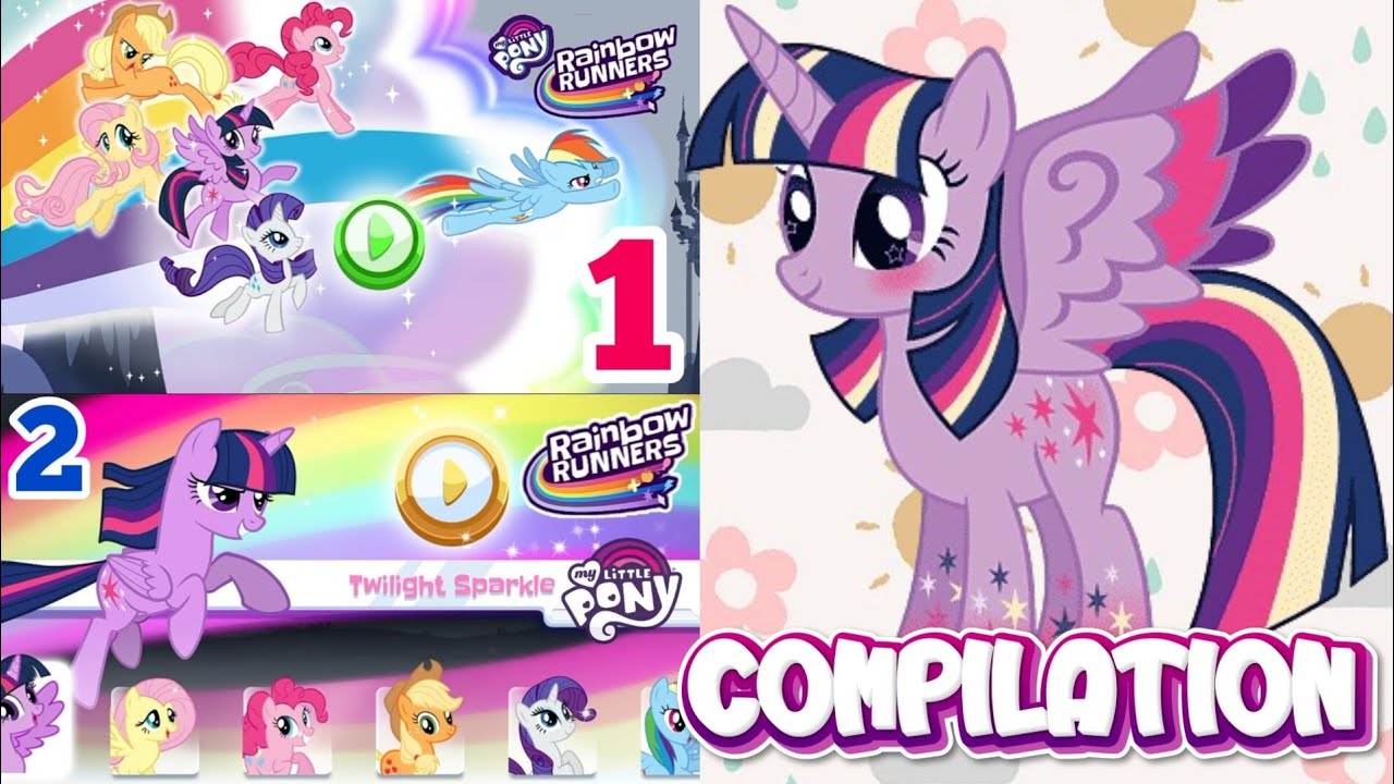 My Little Pony Game | My Little Pony Rainbow Runners Compilation | 🎨🦄🌈 ...