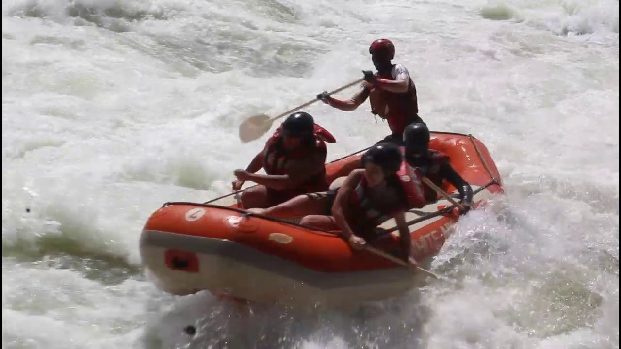 WhiteWater Rafting the River Nile - YouTube