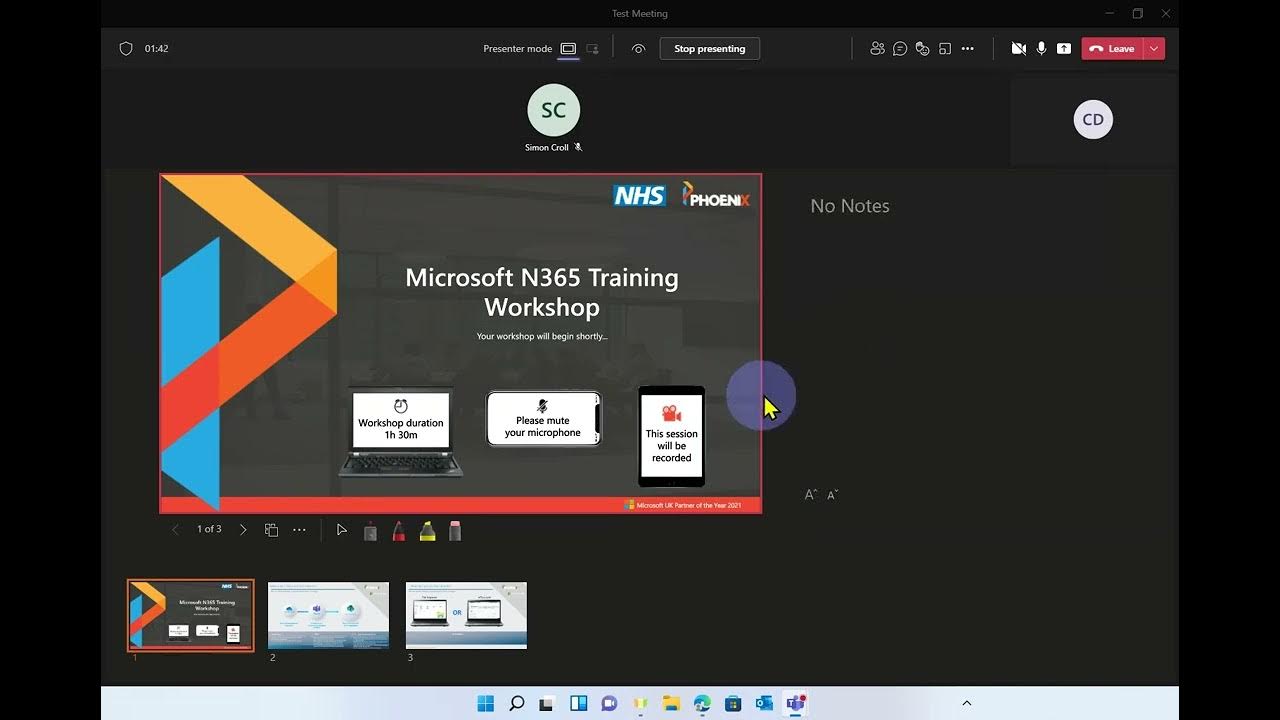 6 How to use PowerPoint Live in Teams v1 - YouTube