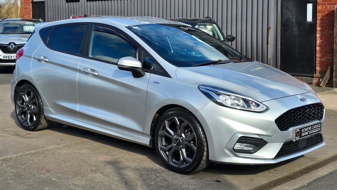 2020 (20) Ford Fiesta ST-Line Edition 1.0 E/B 5Dr in Moondust Silver ...