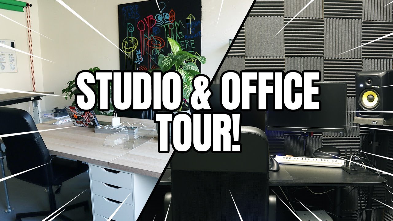 My Graphic Design Office & Studio Tour! - YouTube