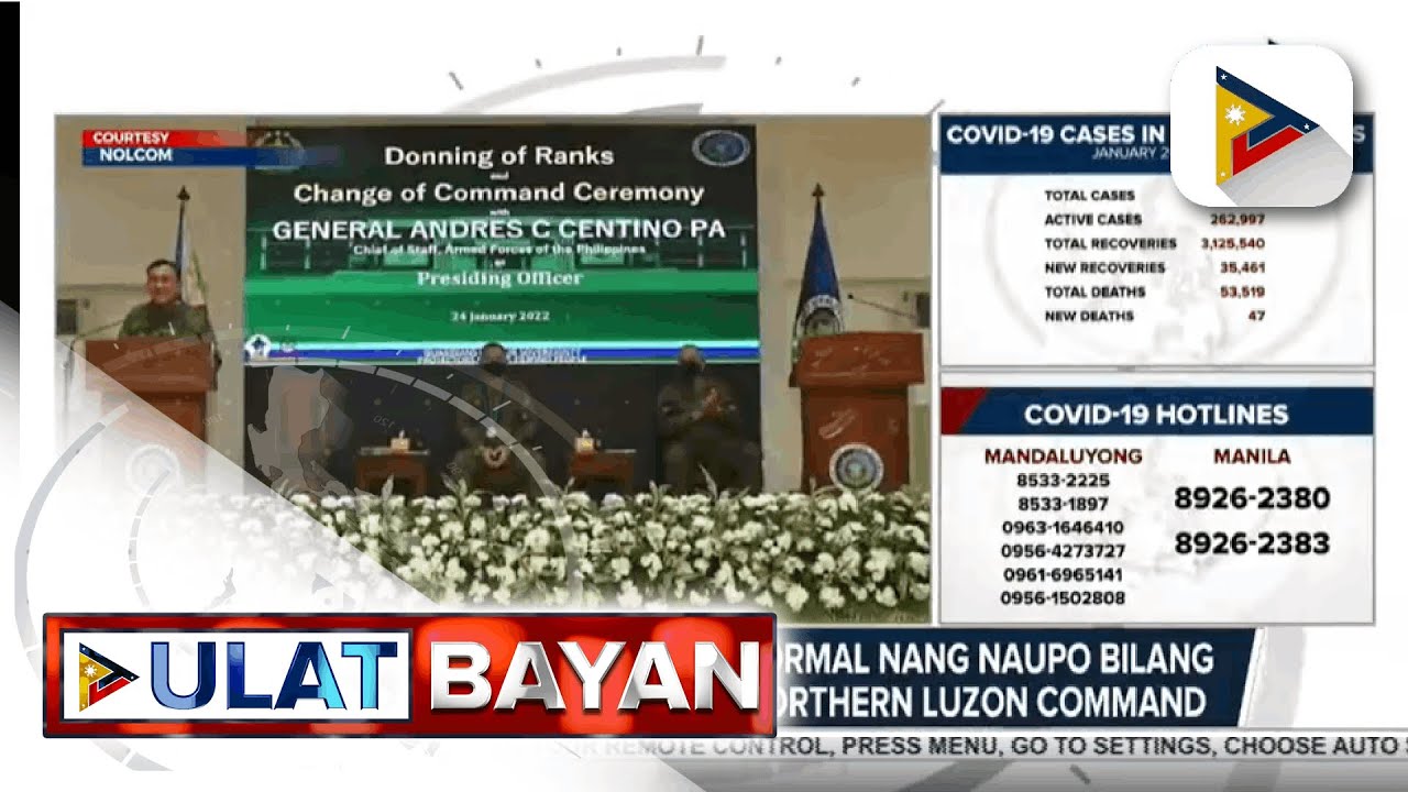 Lt. Gen. Ernesto Torres, pormal nang naupo bilang bagong commander ng ...