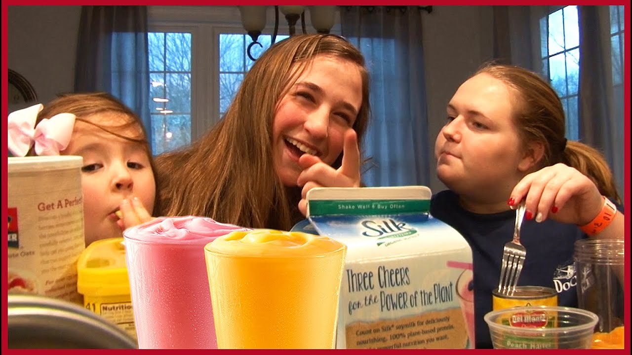 Doing Gross Smoothie Challenge With My Friend - YouTube