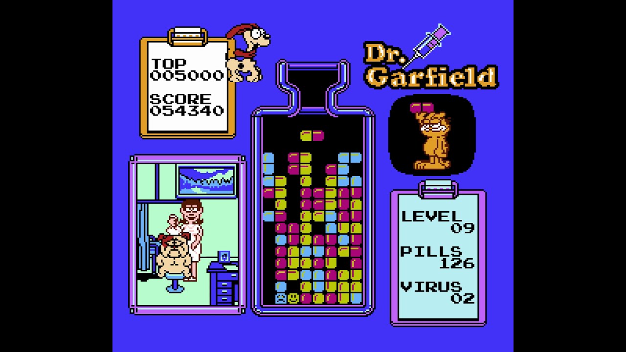 Dr. Garfield (NES/Famicom, Game Boy, Game Boy Color, Mesen HDPacks NES ...