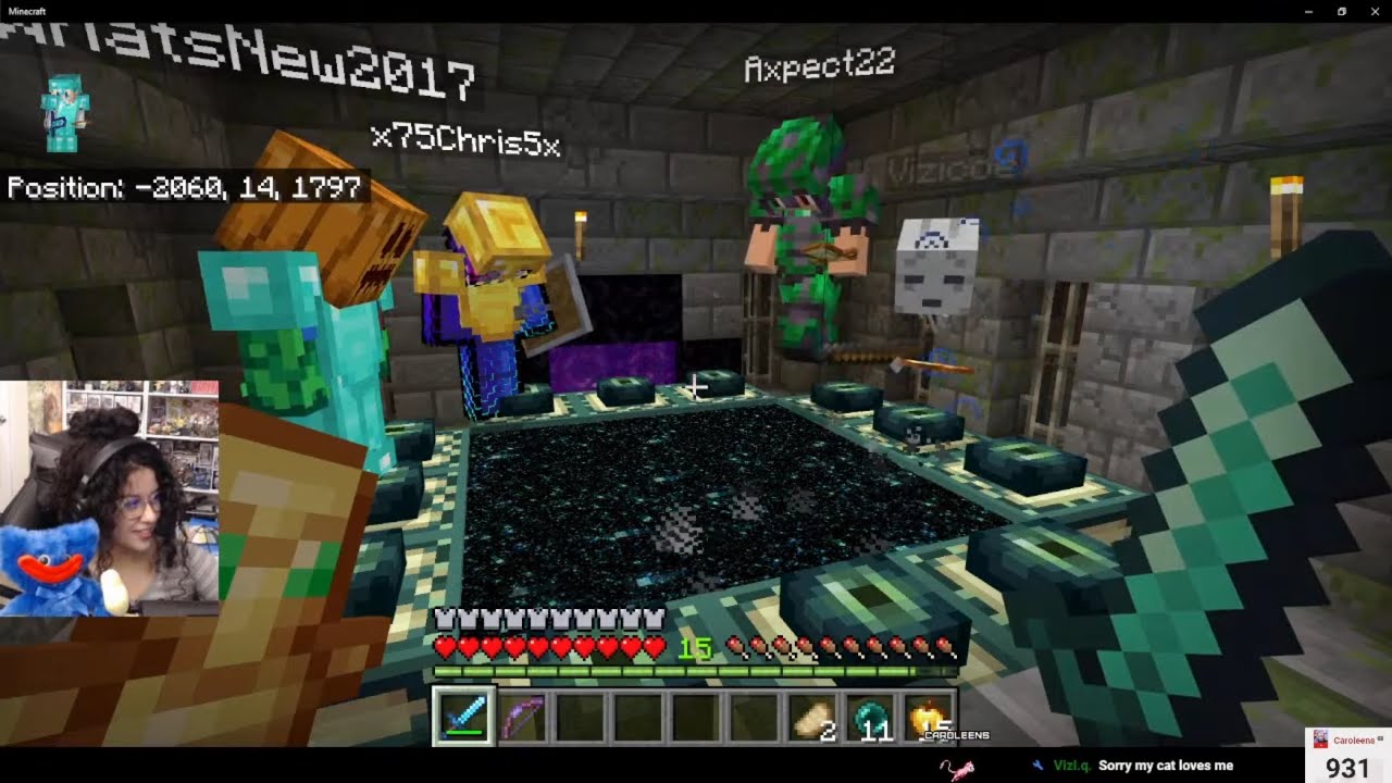 LIVE! MR. BORIS then FACING THE ENDERDRAGON - Minecraft - YouTube