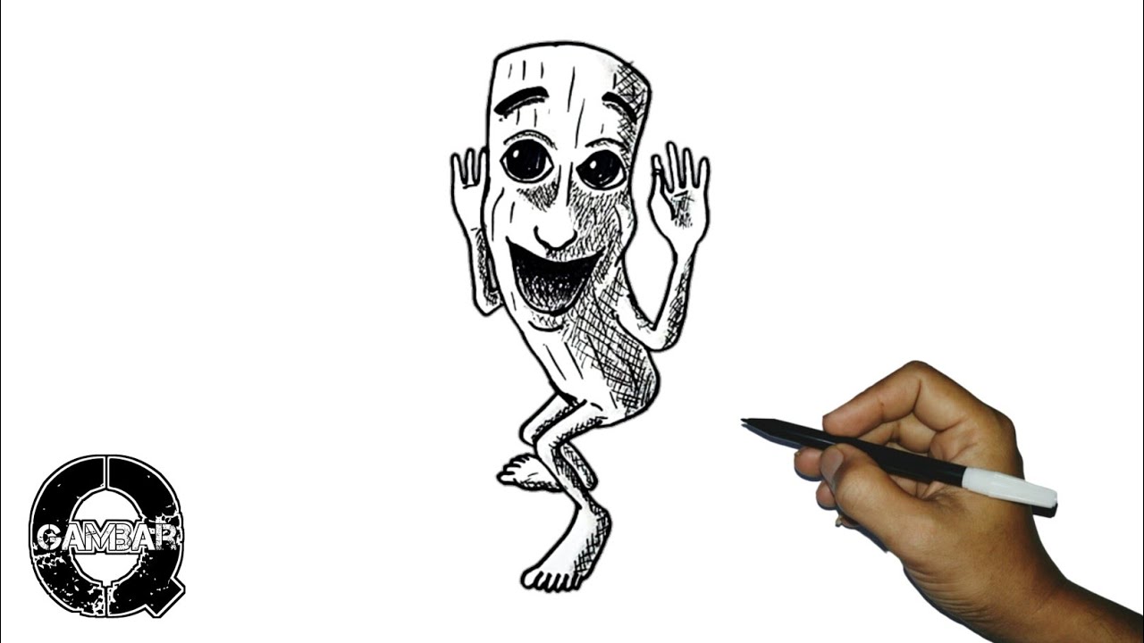How to Draw Tung Tung Tung Sahur Dancing with Joy - YouTube