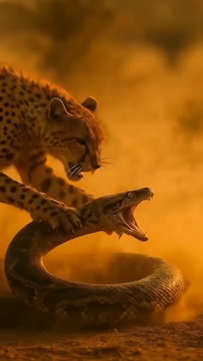 Leopard vs Python: A Fight To The Death - YouTube