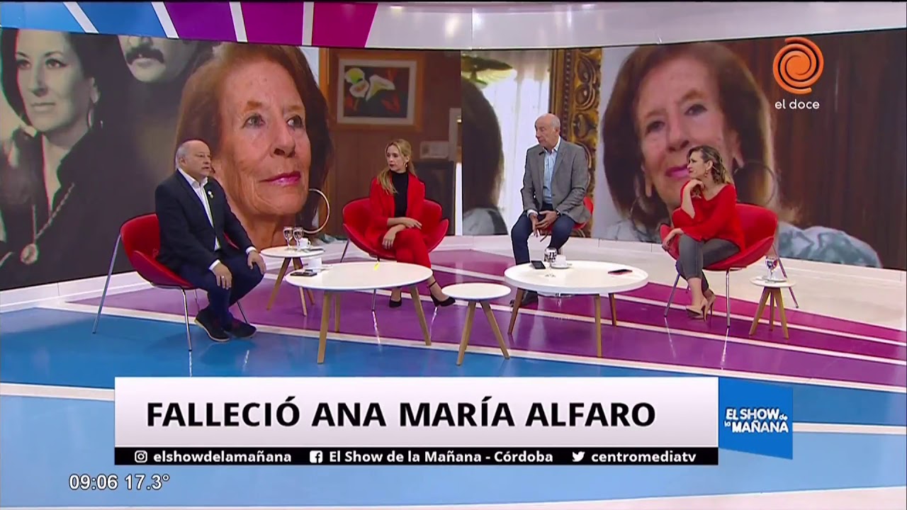 Falleció Ana María Alfaro - YouTube