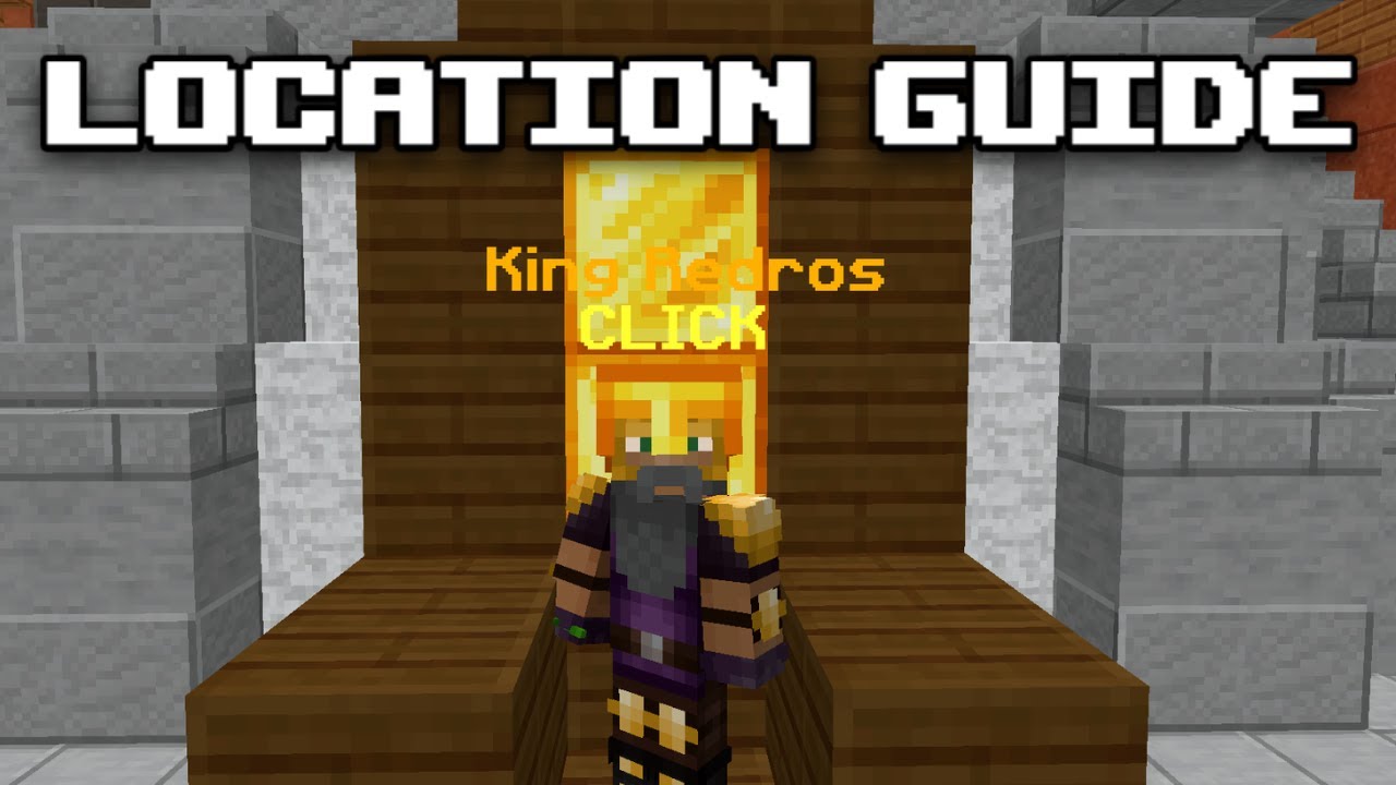 Mining Commissions and Royal King Location Guide - Hypixel Skyblock - YouTube