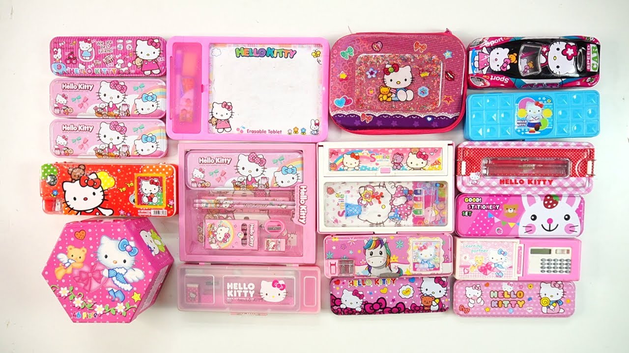 hello kitty stationery collection 🤩 drawing,pencil box,hello kitty car ...