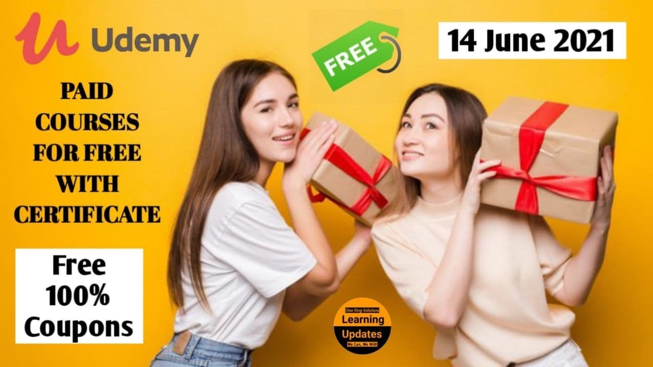 Udemy Free Online Courses with Certificate | Udemy 100% OFF Coupons ...