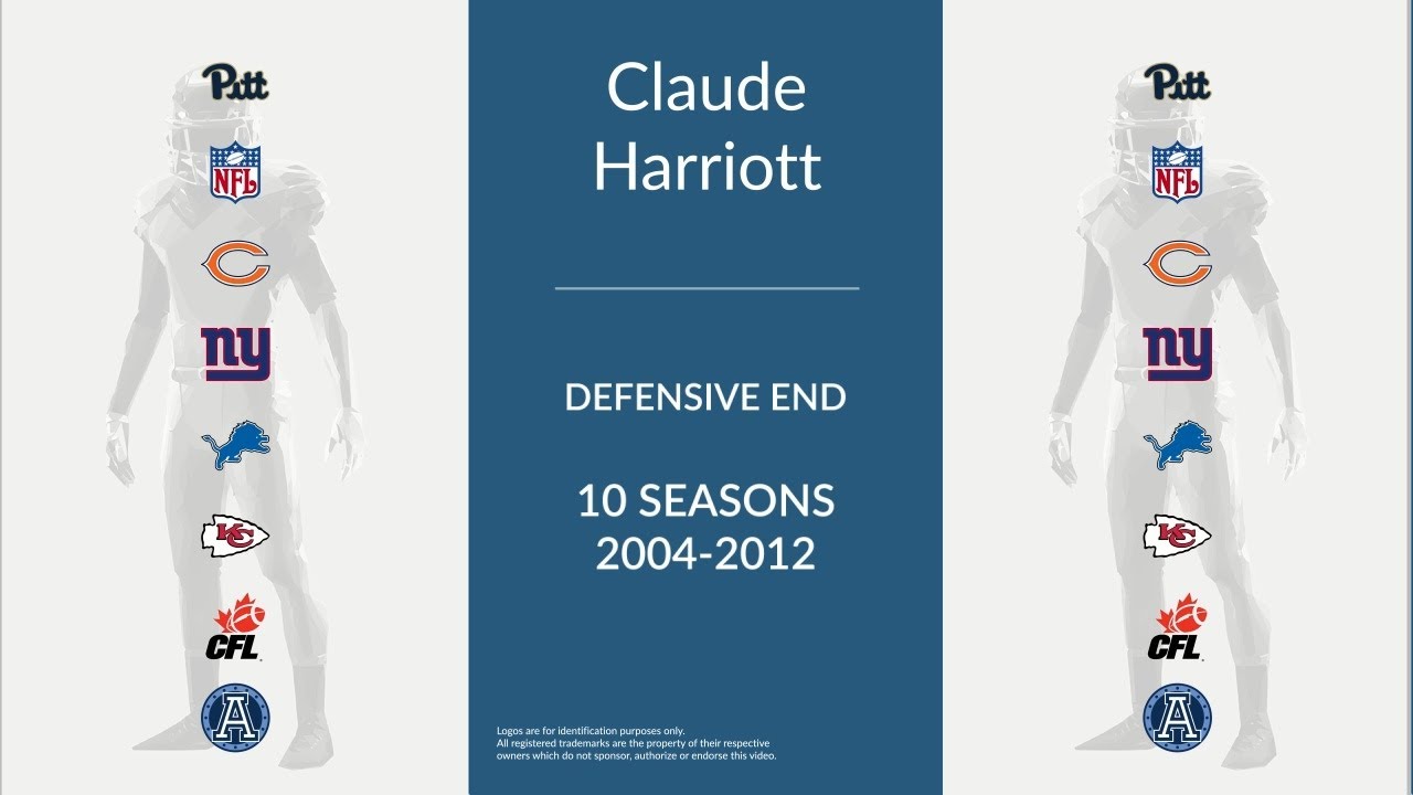 Claude Harriott: Football Defensive End - YouTube