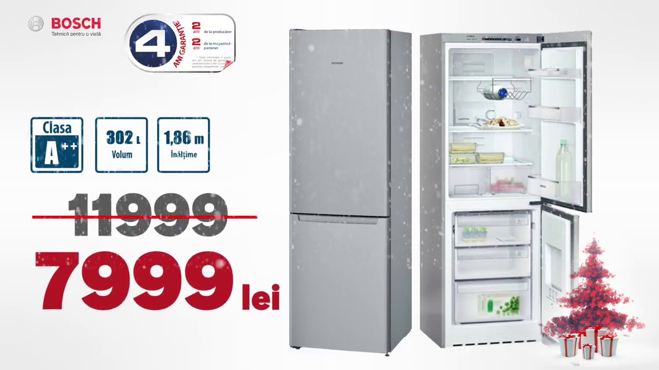 Frigider mare BOSCH NoFros - 7999 lei - YouTube