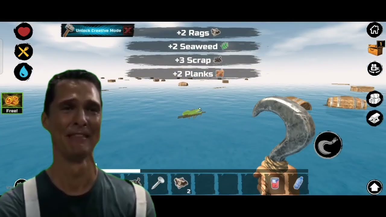 I Survived 50 Days on RAFT MOBILE! -Survival and Craft: Multiplayer# ...