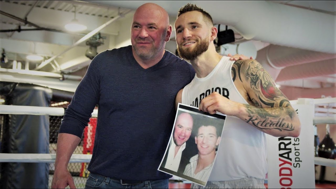 Dana White Reconnects with Undefeated Boxer Cody Crowley - YouTube