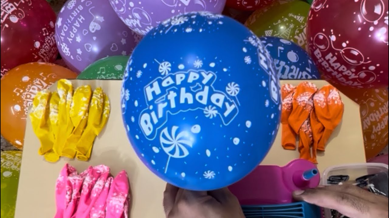 2k Happy Birthday Different Designs Blow Electric Machine ? - YouTube