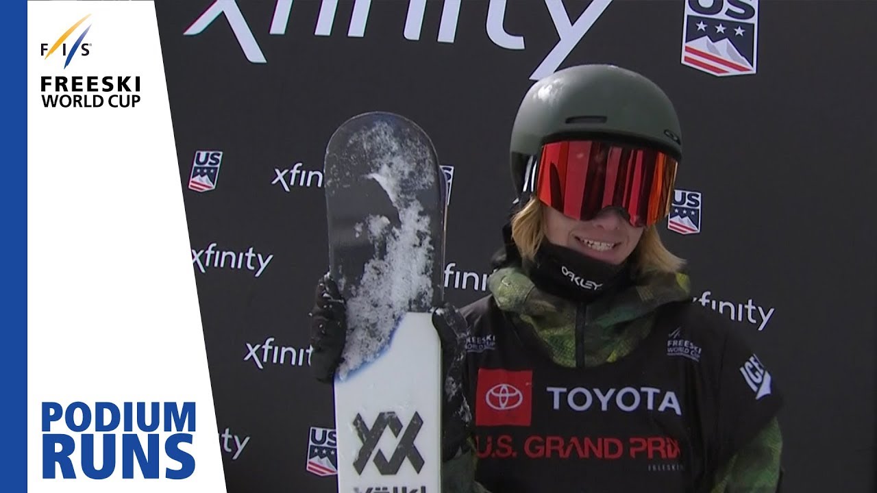 Kiernan Fagan | Men's Slopestyle | Mammoth | 3rd place | FIS Freeski ...