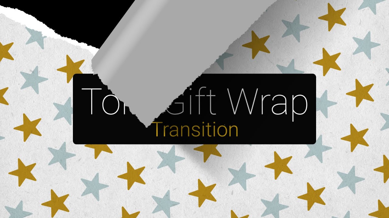 Editable Torn Gift Wrap Paper Transition - Free Premiere Pro Template ...