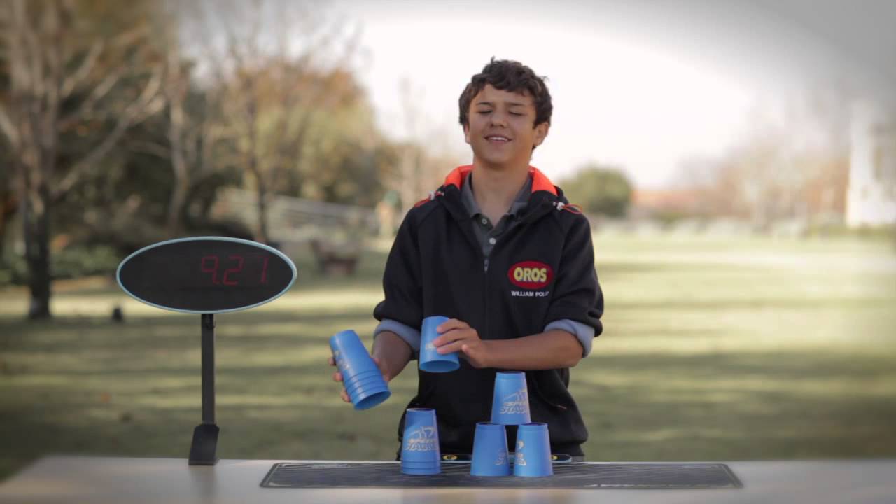 An introduction to Cup Stacking by William Polly for Oros - YouTube