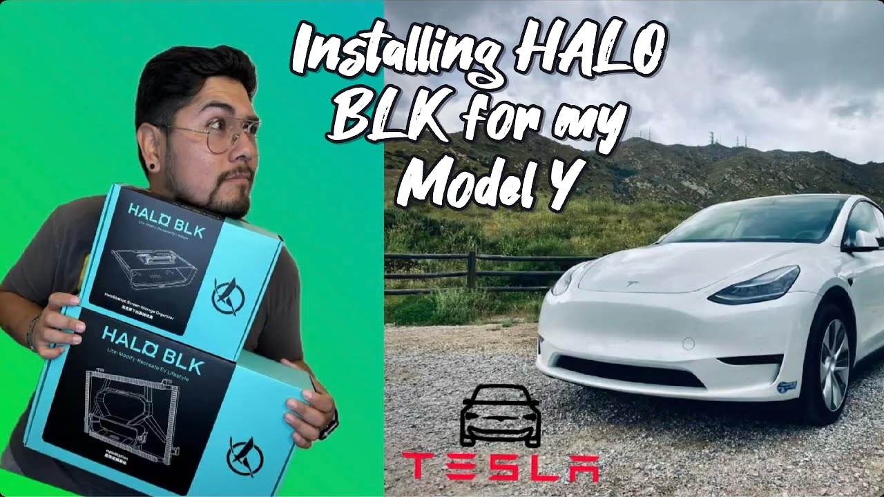 Installing Halo BLK Station On My Model Y #HALOBLK - YouTube