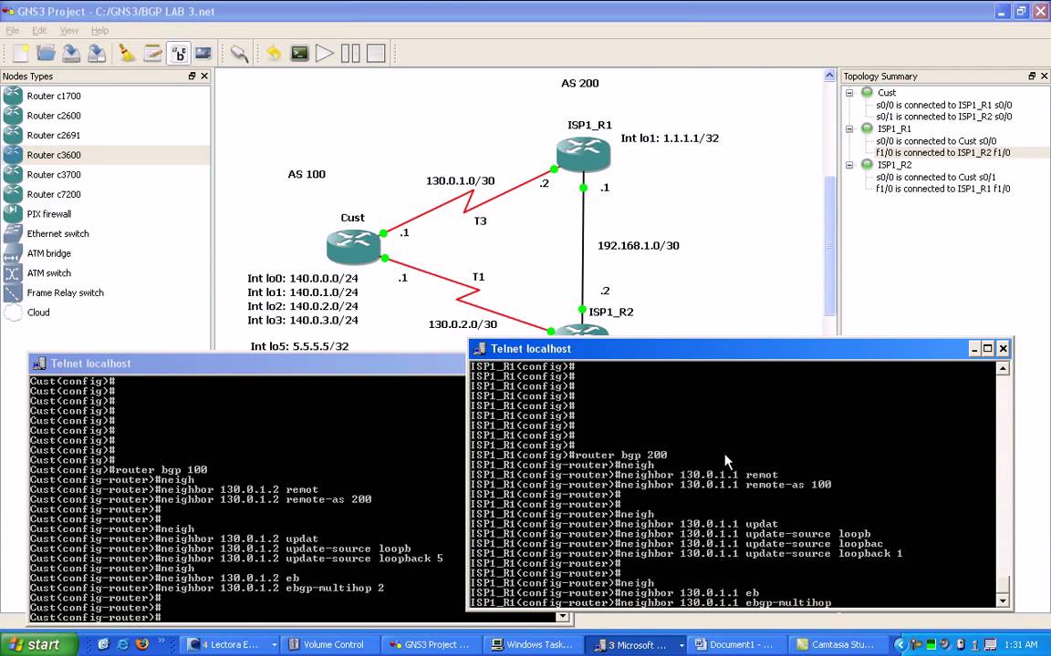 BGP LAB 3 PART 1 of 10 Trailer - YouTube