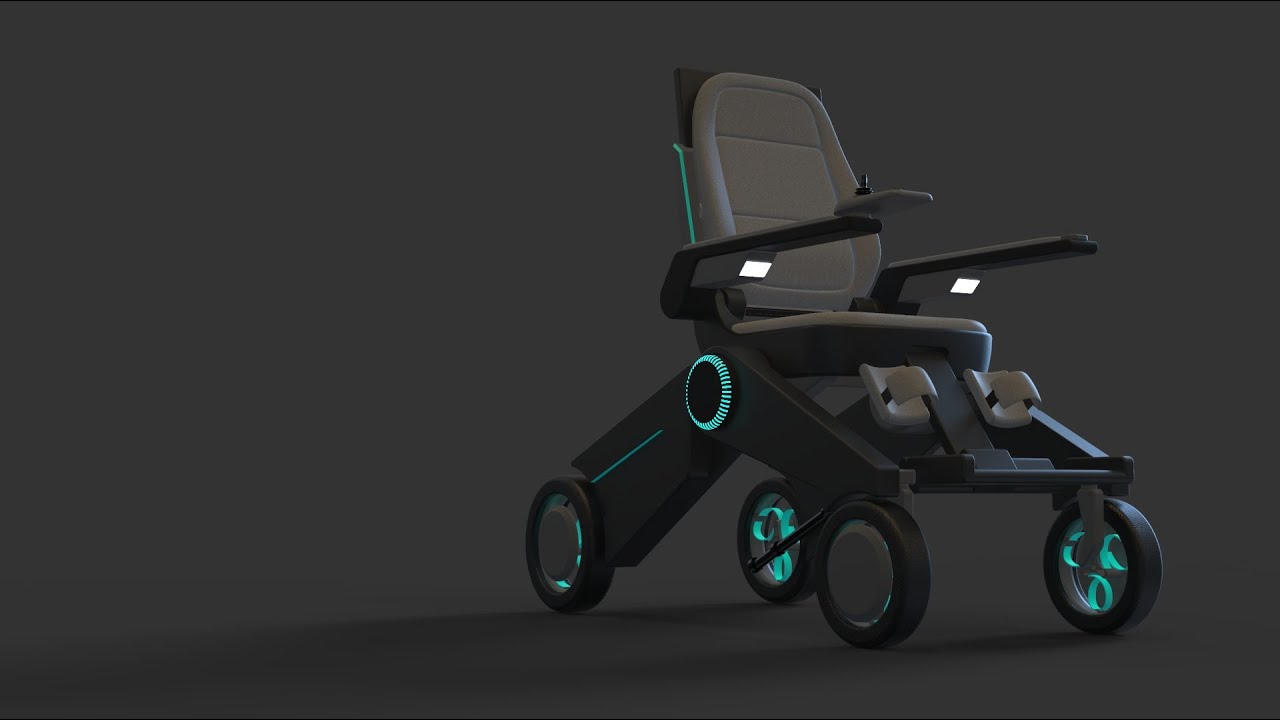 PHLEGON | Wheelchair for Paraplegic Users | Design Concept - YouTube