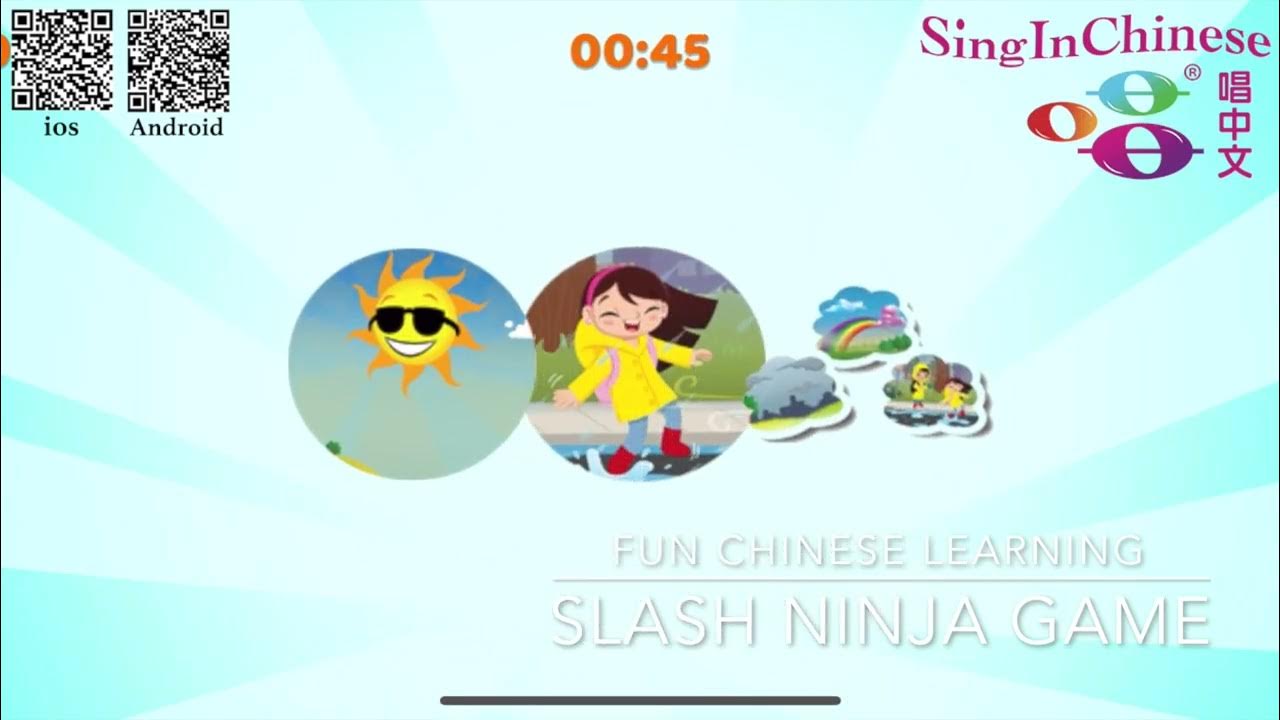 Fun Chinese Learning Game for Kids: Slash Ninja! | Sing in Chinese App ...