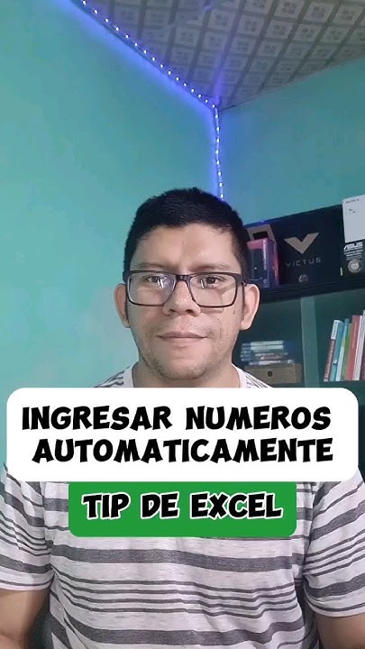 cómo poner números automáticamente en excel #excel #tips #exceltips #windows #tutorial - YouTube