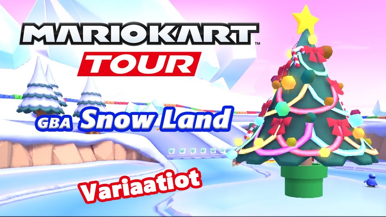 GBA Snow Land | KAIKKI VARIAATIOT (Mario Kart Tour) - YouTube