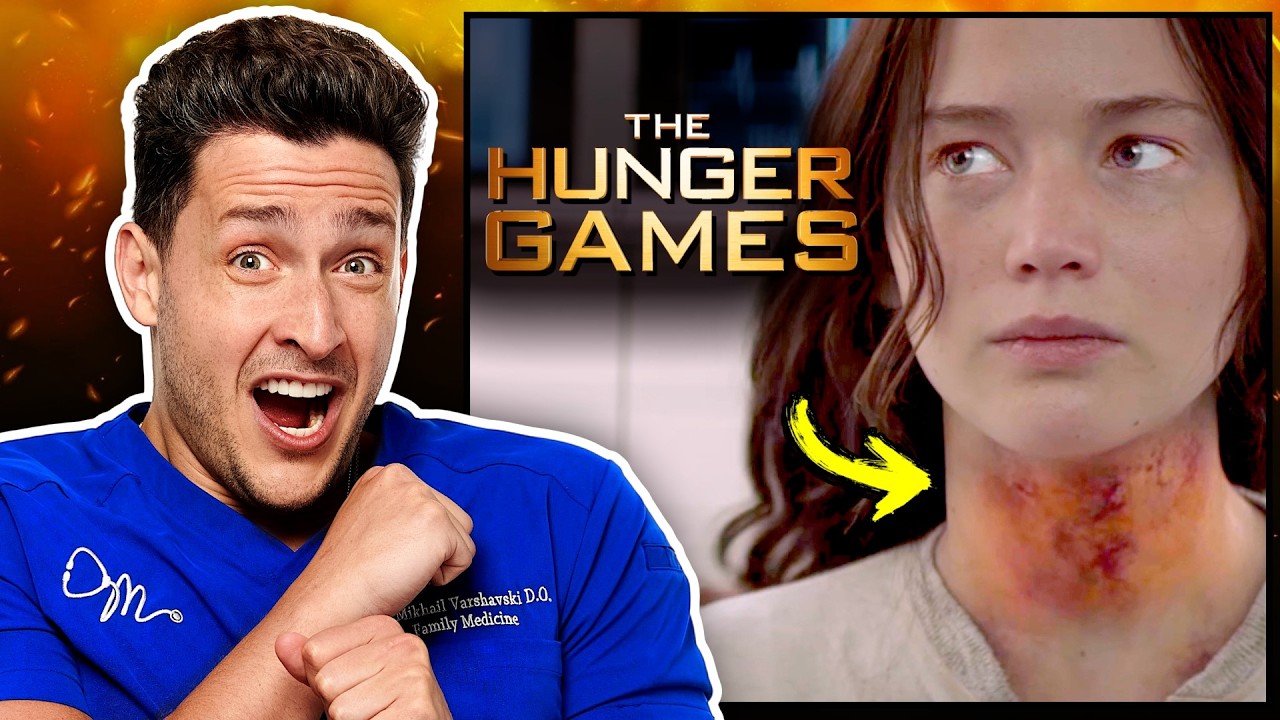Doctor Reacts To Hunger Games Injuries - YouTube