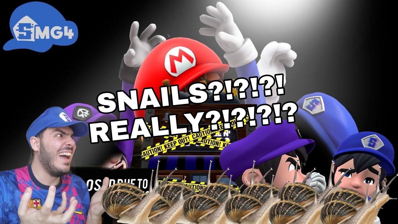 SMG4 INVITED A BUNCH OF SNAILS TO SMG3'S COFFEE N' BOMBS | SMG4: TRASH ...