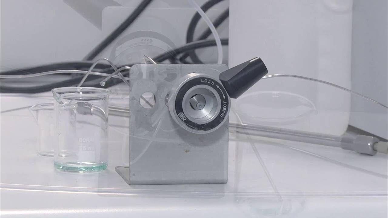 Inyección manual en HPLC - YouTube