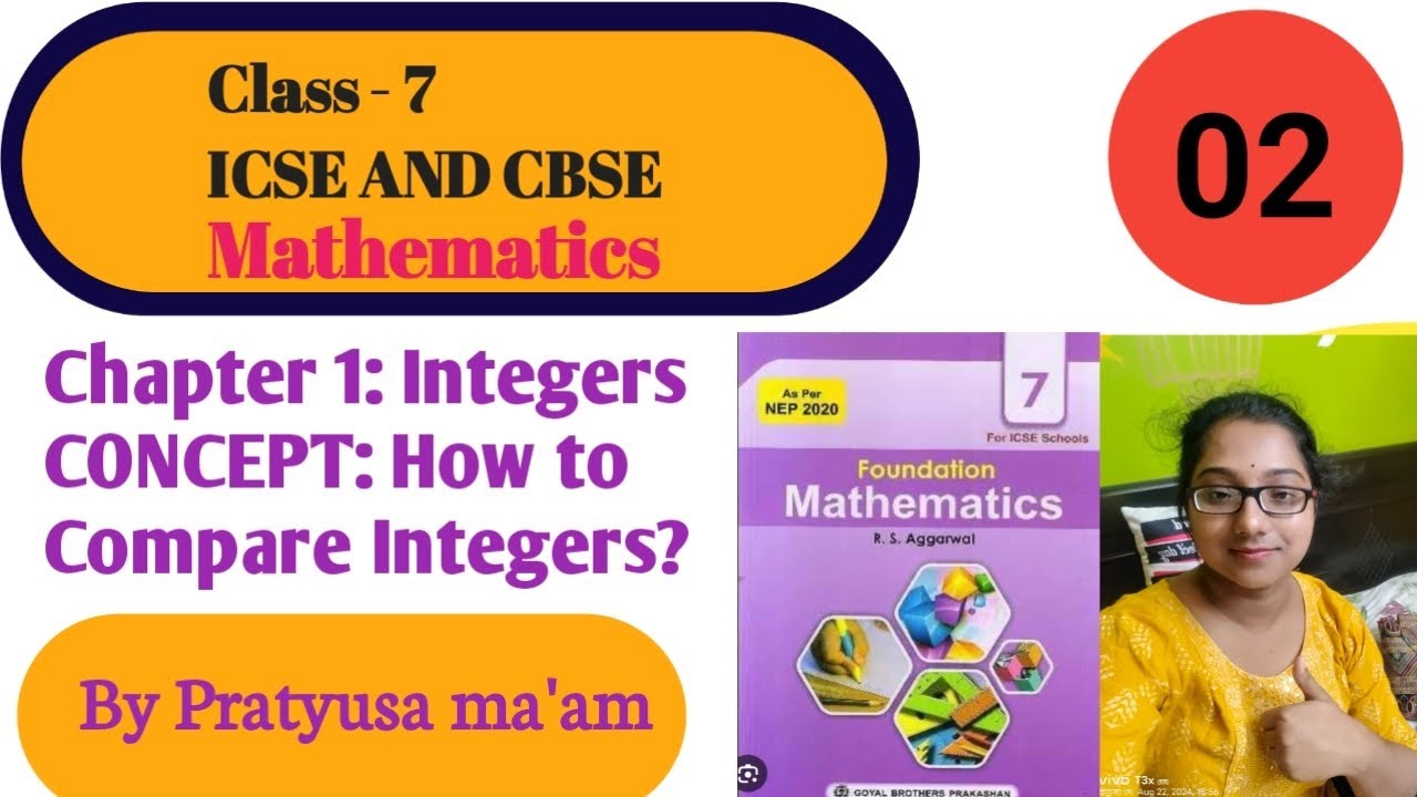 CLASS 7 MATHEMATICS।। CONCEPT: HOW TO COMPARE INTEGERS?।। @Pratyusadey ...