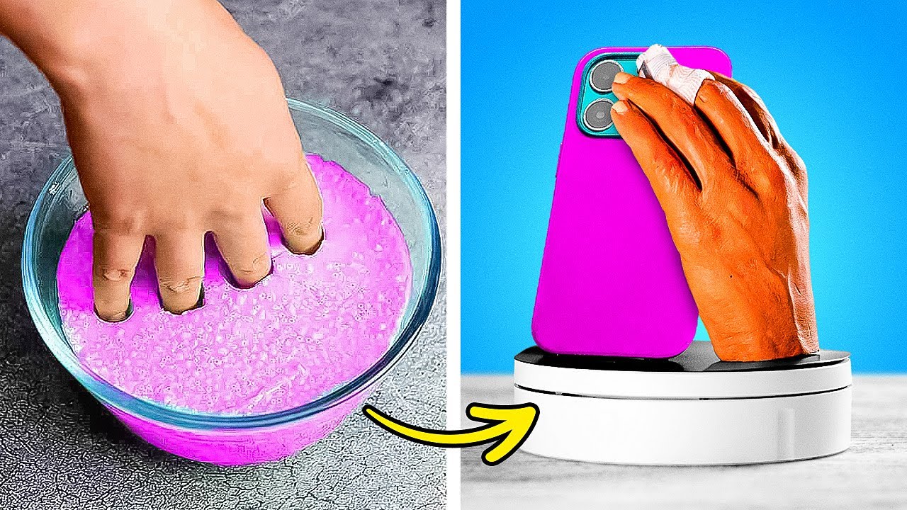 COOLE DIY-HANDYHÜLLEN UND HANDY-GADGETS, DIE DU SEHEN SOLLTEST - YouTube