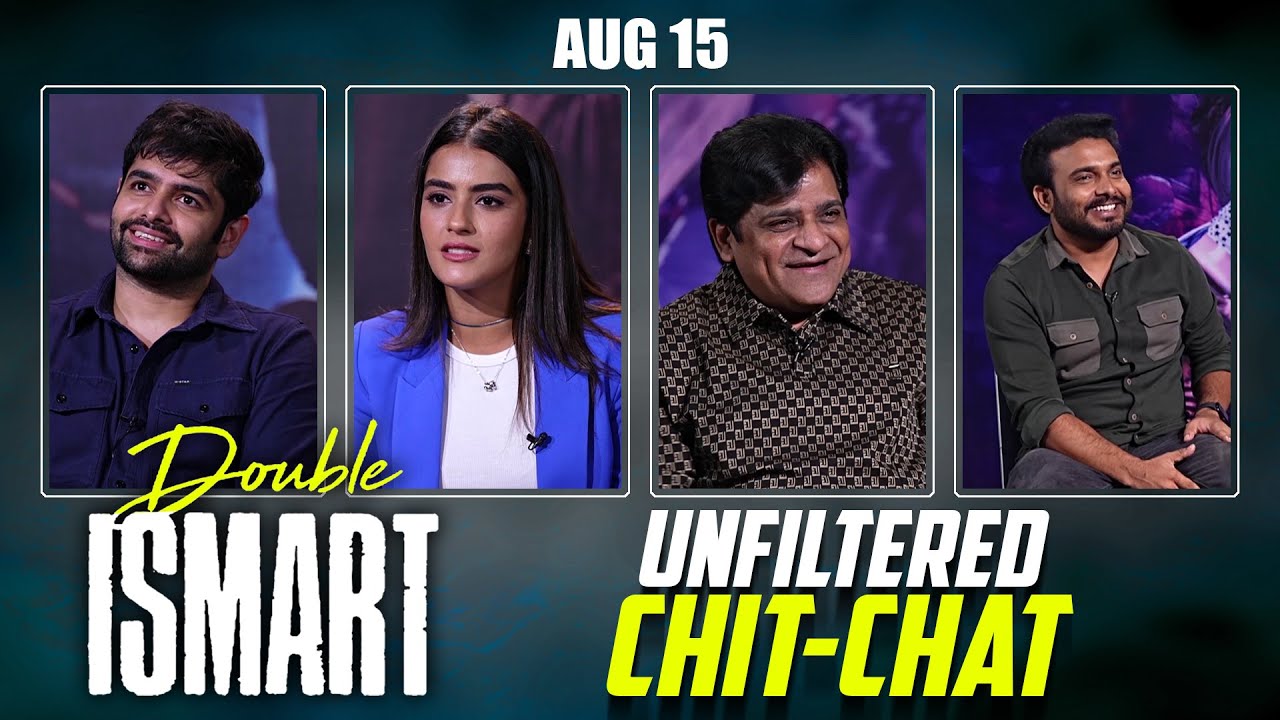 Double Ismart Team Unfiltered Chit-Chat | RAmPOthineni | Kavya Thapar| ALI | Getup Srinu | - YouTube