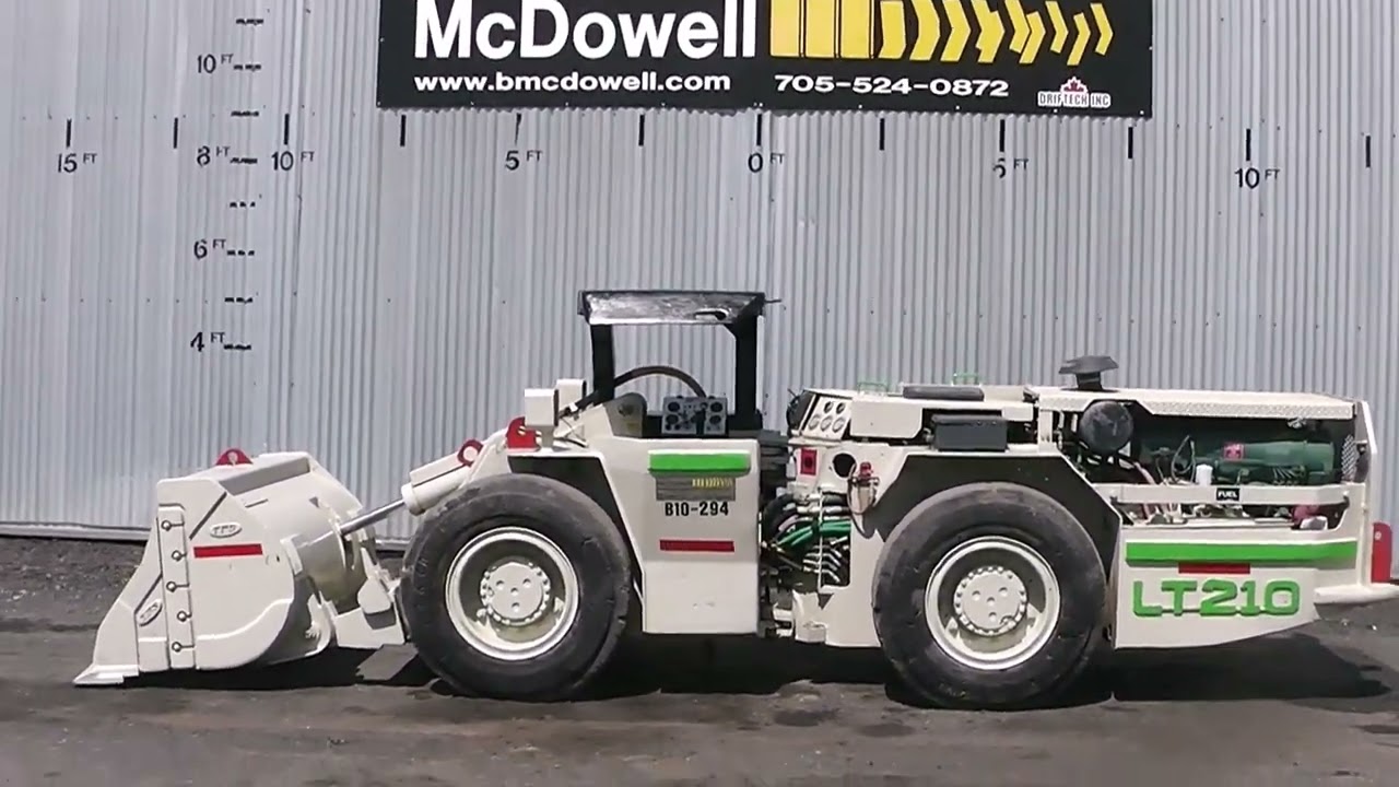 MTI LT210 Underground Loader - McDowell Equipment - YouTube