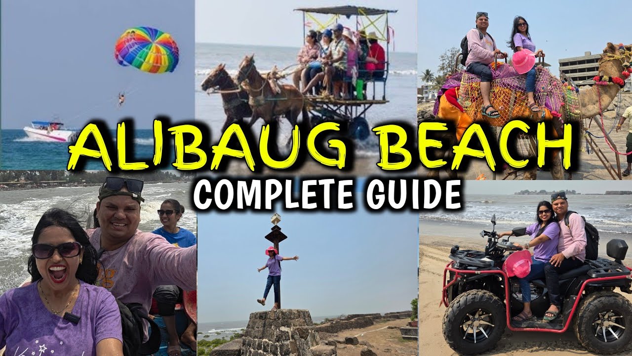 Alibaug Beach | Alibag Tourist Places | अलिबाग | Alibaug Trip | Best ...