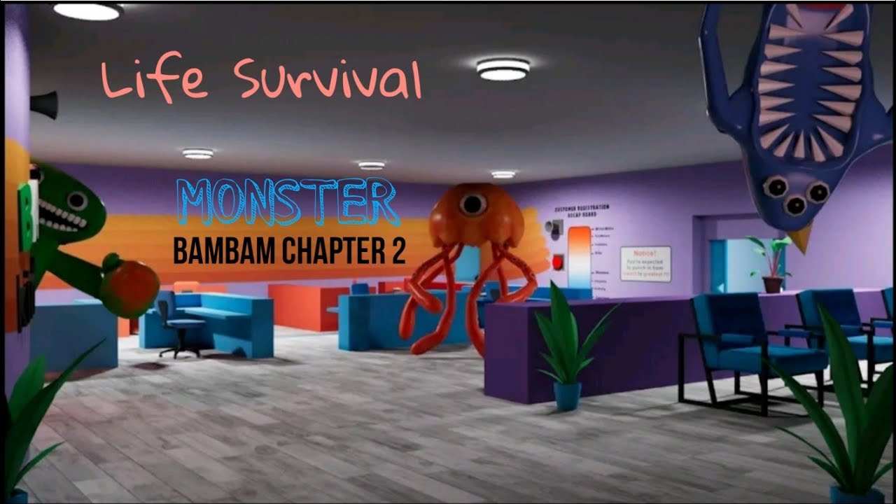Ben Monster Survival Chapter 2 | Bambam Monster Survival | Garten of Banban - YouTube